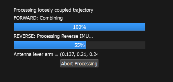 Processing Data in Wingtra LIDAR App